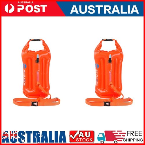 20L Swim Safety Float with Storage Room Swim Buoy for Kayaking (Orange ...