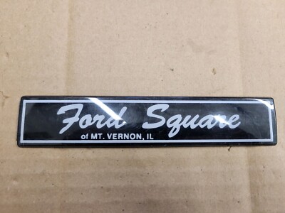 Ford Square MT. Vernon Illinois IL Dealership Dealer Emblem Badge Logo ...