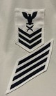 US Navy PO1/E6 Rate Cryptologic Technician Male w/ Service White Petty ...