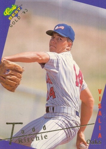 #044 VISALIA OAKS # TODD RITCHIE BASEBALL CARD CLASSIC BEST GOLD '93 | eBay