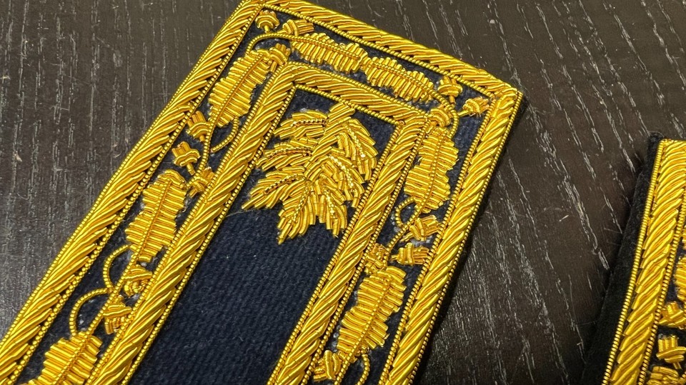 Civil War MAJOR, U.S. Staff Officer Shoulder Rank Insignia, Black - NEW ...