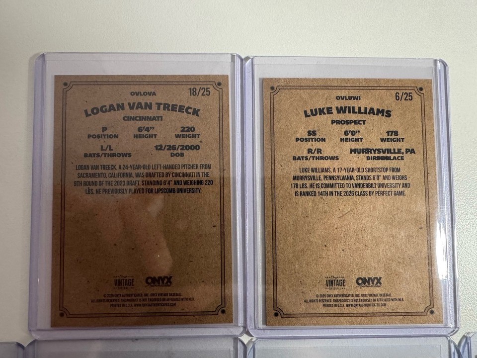 25 Onyx Vintage Extended /25 & /99 SPP-SP 8 Card LOT | eBay