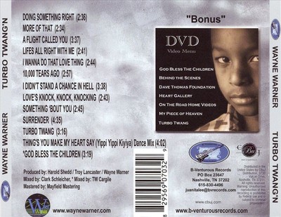 WAYNE WARNER TURBO TWANG'N NEW CD | eBay