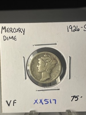 KEY DATE MERCURY DIME 1926 S In Real Nice Very Fine Condition XX517 | eBay