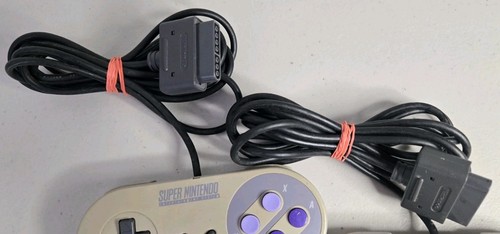 Official Super Nintendo SNES Controller Lot of 2 OEM SNS-005 TESTED ...