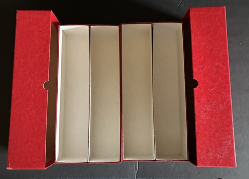 2 EA—Red 2 Row Slab Storage Boxes - Holds PCGS- NGC- ANACS- ICG ...