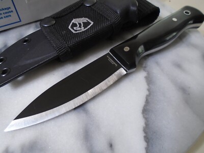 Condor Darklore Fixed Blade Bowie Combat Knife 1095 Full Tang Micarta ...