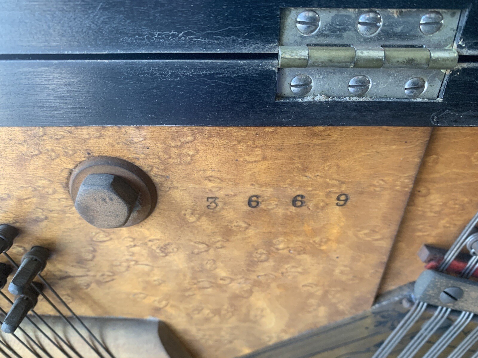 RARE 1889 (Approx) Bush & Gerts Upright Piano Cabinet Grand Vintage ...