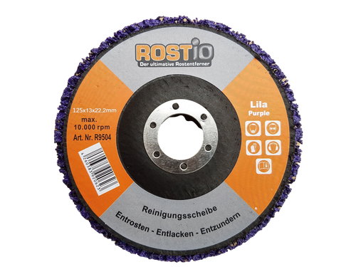 5 x Rostio CSD Scheibe Lila CBS Grob-Reinigungsscheibe 125mm ...