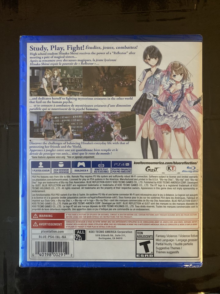 Blue Reflection (Sony PlayStation 4, 2017) 40198002912| eBay