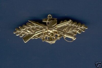 US NAVY OFFICERS COMBAT SEABEE BADGE | eBay