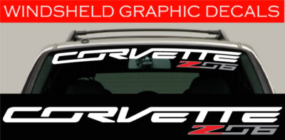 New C7 Corvette Z06 Decal sticker windshield banner | eBay