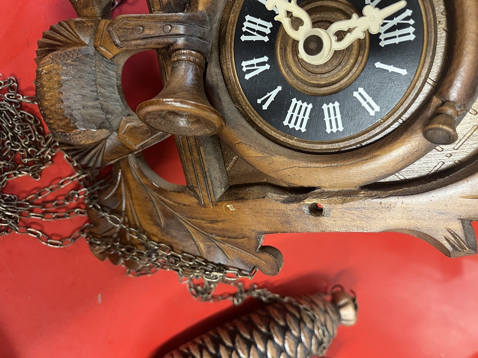 Musical Cuckoo Clock, Guns Deer Hunting Romba Germany Kuckuckubren | eBay