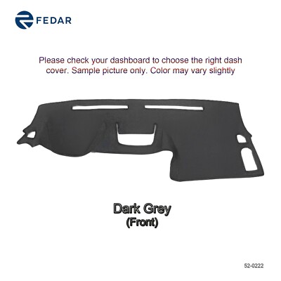 Dark Grey Dashboard Pad Dash Cover Mat For 2015-2019 Chevy Colorado/GMC ...