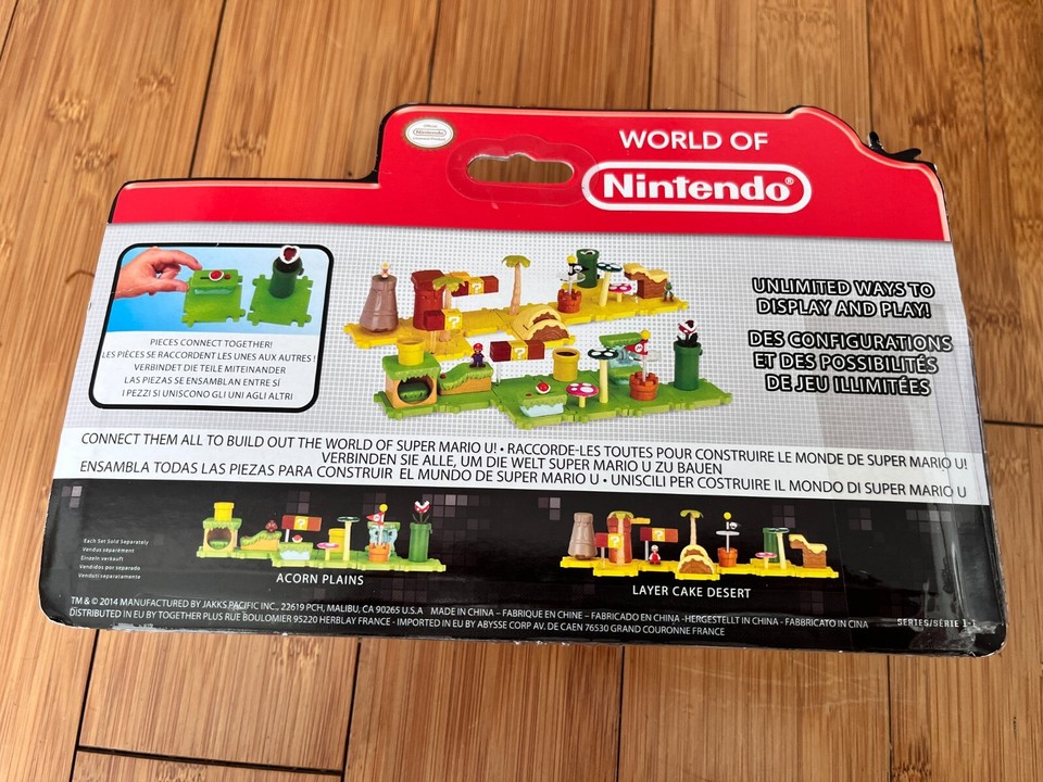 WORLD OF NINTENDO SUPER MARIO MICRO LAND TOY FIGURE YOSHI & LAYER CAKE ...