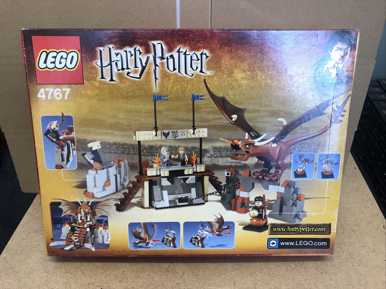 LEGO Harry Potter: Harry and the Hungarian Horntail (4767) for sale ...