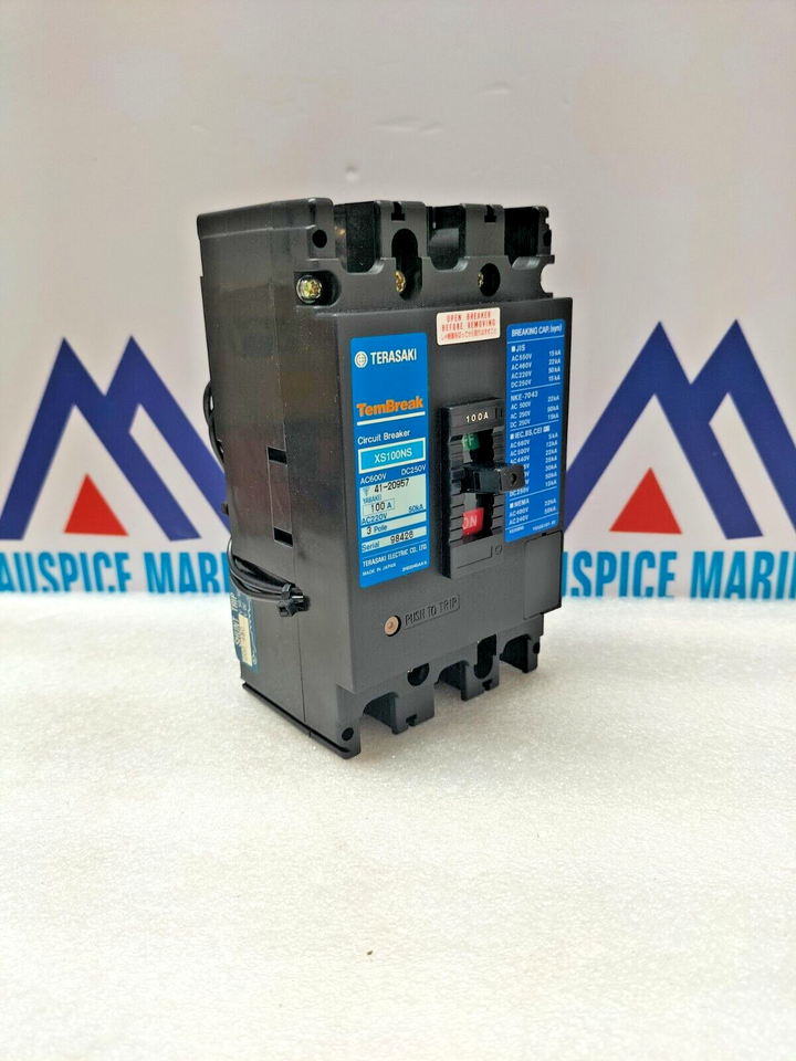 Terasaki XS100NS Tembreak Circuit Breaker 3P 100A PM | eBay