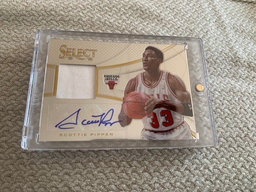 Scottie Pippen Chicago Bulls Auto Game Used Patch Card Select | eBay