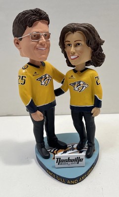 VINCE GILL & AMY GRANT BOBBLEHEAD Nashville Predators MUSIC CITY SERIES ...