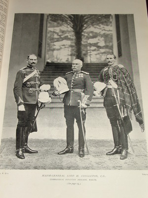 1899 Malta Große Allgemeine Lord H.Congleton C.B Kommandeur Infanterie ...