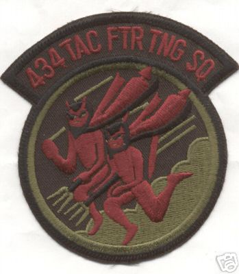 434th TAC FIGHTER TRAINING SQUADRON patch | eBay