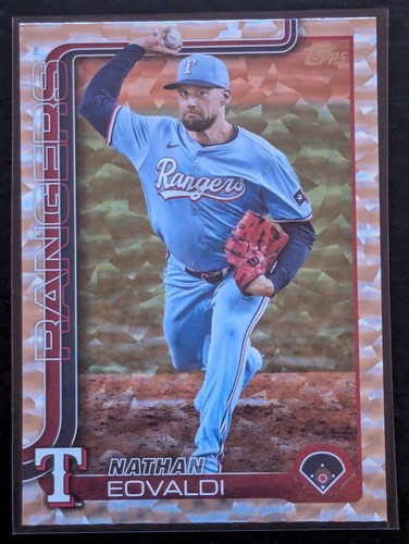 2025 Topps Series 1 Silver Foilboard Super Box Nathan Eovaldi #130 ...