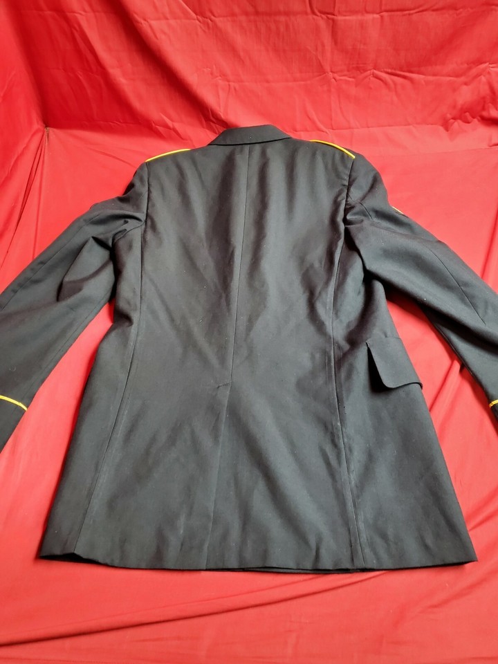 Male Army Service Uniform ASU Dress Blue Enlisted Coat Jacket 38LC | eBay
