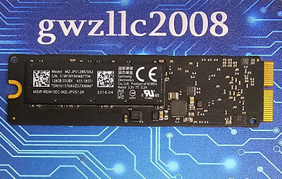 128GB Samsung SSD MZ-JPV128R/0A2 Macbook Air Pcie 3.0x4 655-1857J Apple ...