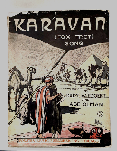Vintage Sheet Music 1919 Karavan Fox Trot | eBay