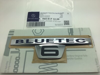 Mercedes Benz Atego Bluetec 6 Chrome Blue Badge Lorry Actros Genuine ...