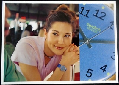 1997 Swatch (Swiss Made) Advertising Postcard, Rack Card, Watches | eBay