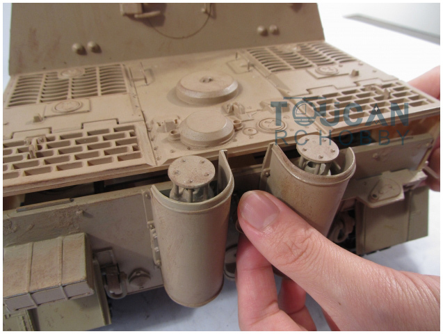 Mato 1/16 RC Metal Chassis Sturmtiger Tank Infrared RTR Version 6688 ...