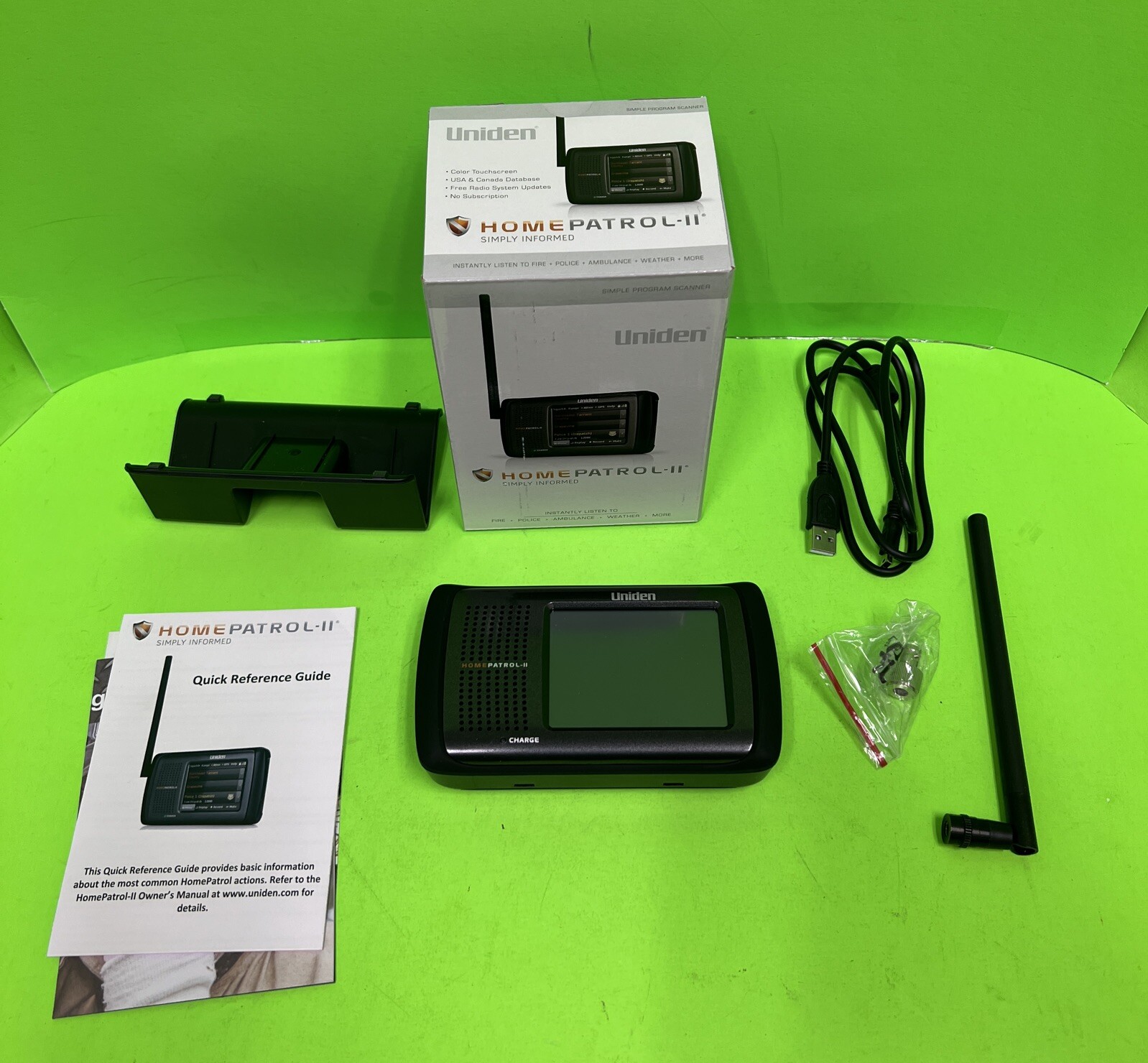 Uniden Home Patrol II Digital Police Scanner Self Program 796793876006 ...