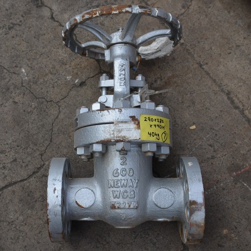 NEWAY GATE VALVE WCB 2" inch class 600 DN50 50mm WCB Manual Raised face ...