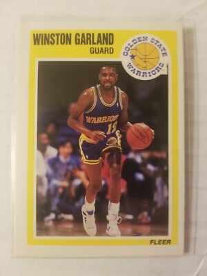 1989-90 Fleer Basketball Winston Garland Golden State Warriors #53 | eBay
