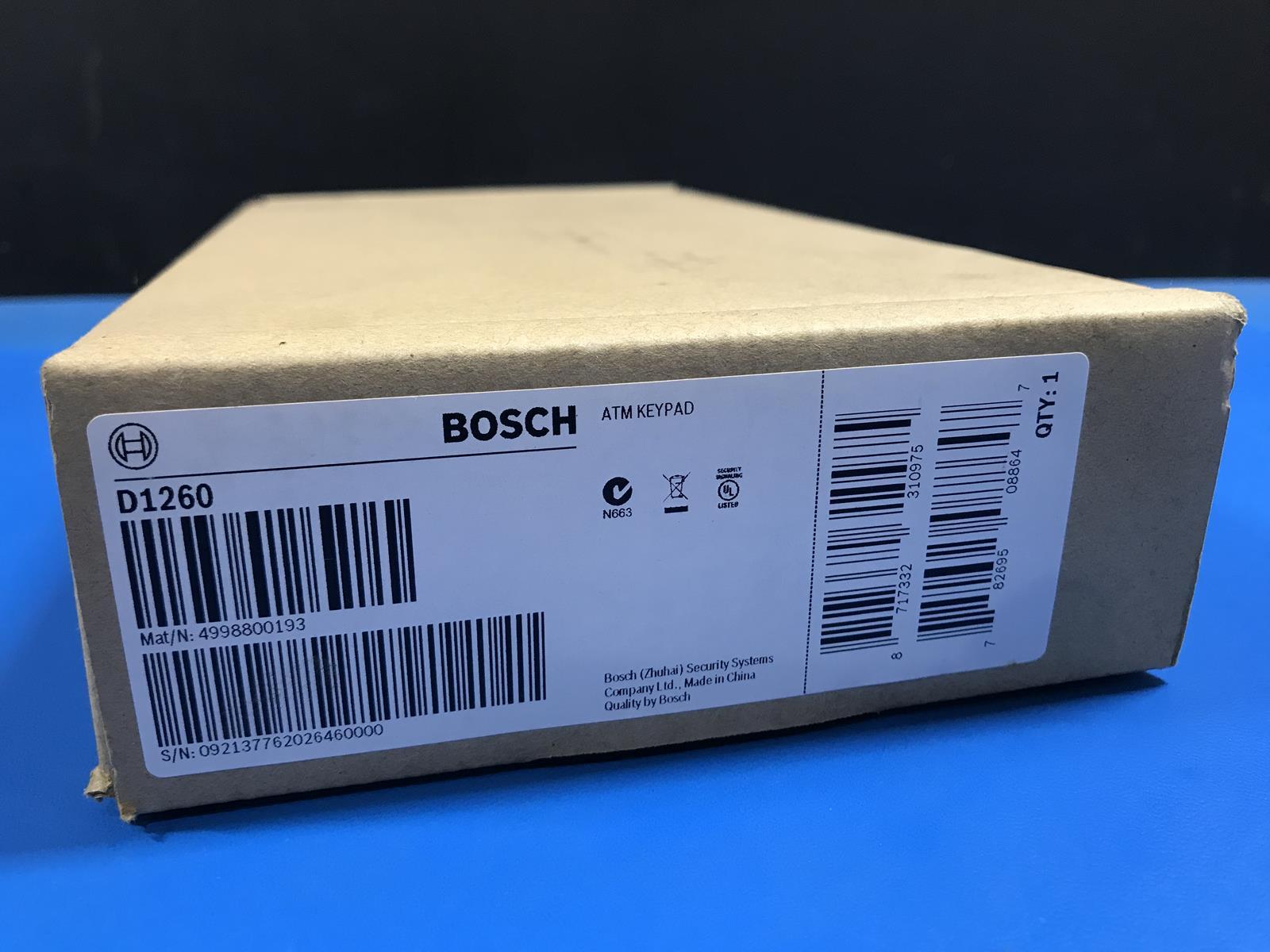 Bosch D1260 ATM Style Keypad Alpha Command Center for sale online | eBay