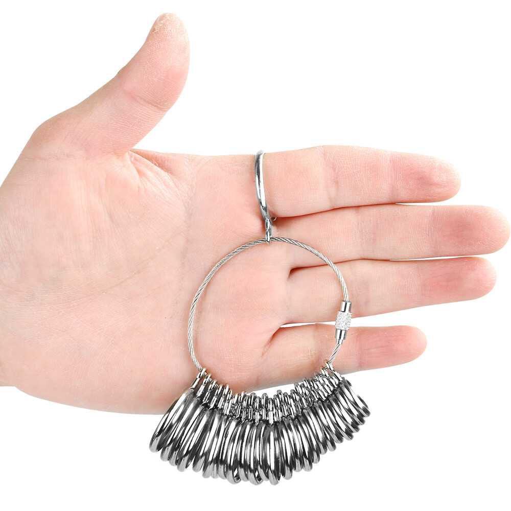 4X Ring Sizer Standard Finger Gauge Mandrel Jewelry Ring Measuring ...