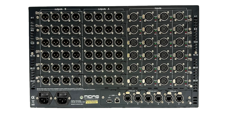 Midas Pro Series DL431 Input Splitter (One) TRUEHEARTSOUND | eBay