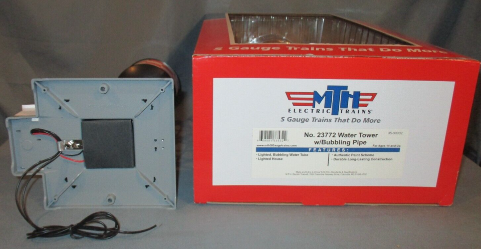 MTH 35-90002 American Flyer 23772 Style Water Tower w/ Bubble Tube wks ...
