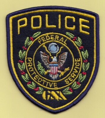 R10 FELT FED FPS RED GREEN POLICE PATCH GSA ICE TASKFORCE FBI SORT SWAT ...