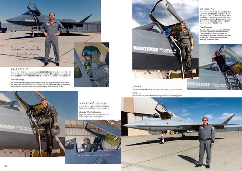 IKAROS PUBLICATIO NORTHROP YF-23 photo book (Legend of the Black Widow ...