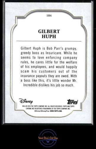 2024 Topps Chrome Disney #104 Gilbert Huph | eBay