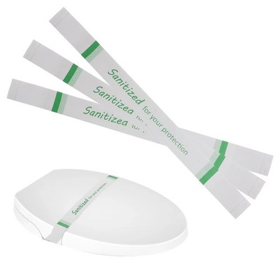 Printed Toilet Seat Bands,Toilet Strips,Hotel Essentials Paper Toilet ...