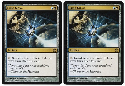 Time Sieve x2 2x 2009 Alara Reborn Multi-Color Rare Artifact MTG NM AZ3 ...