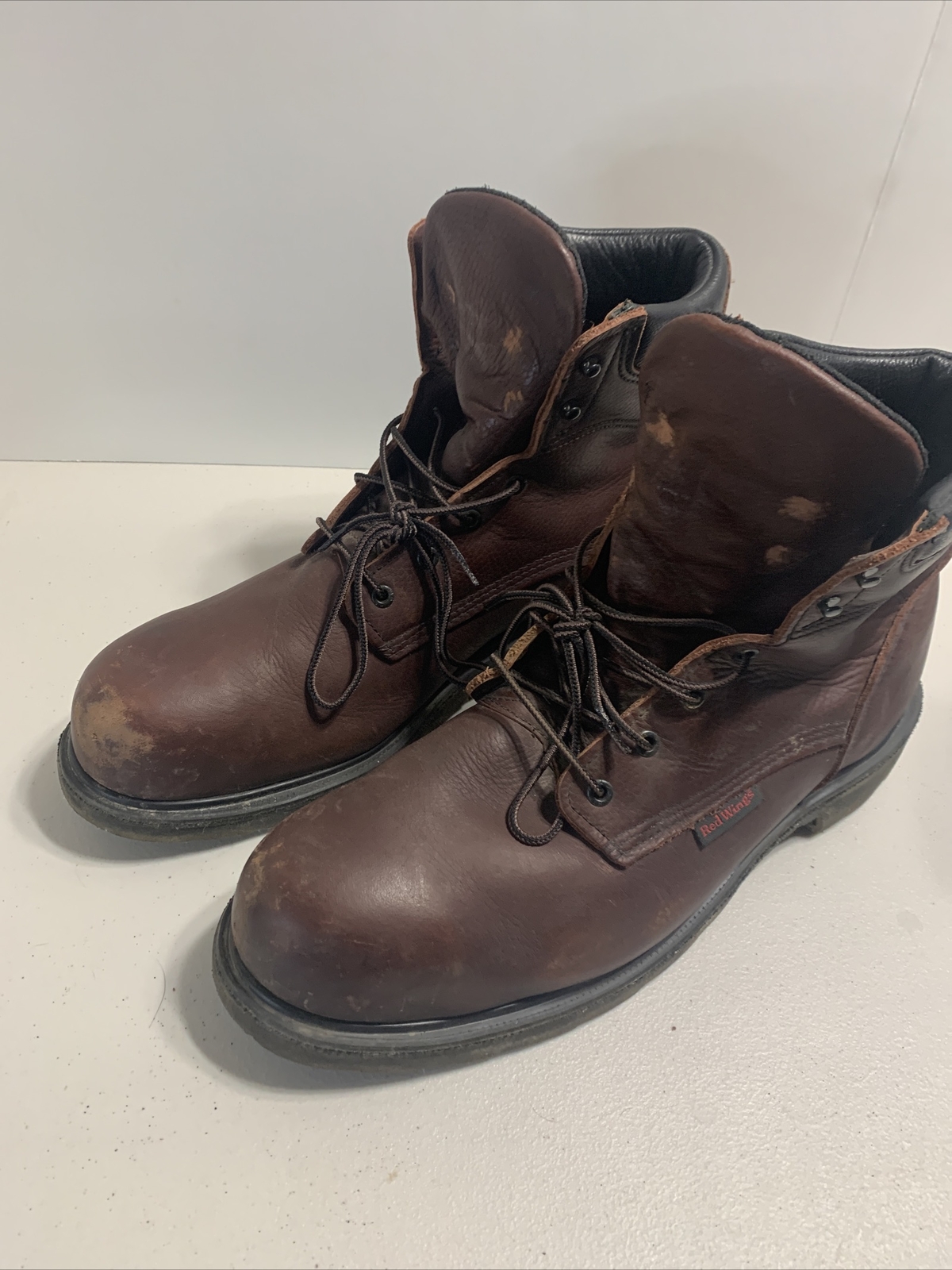 Red Wing Boots Mens 15 D 2406 Leather Steel Toe Work Made In USA For ...