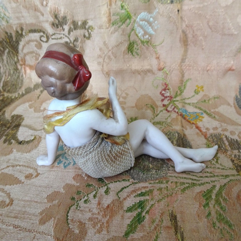 BEAUTIFUL Antique Figurine, Bathing Beauty ,Nude Figurine, Hand Painted ...