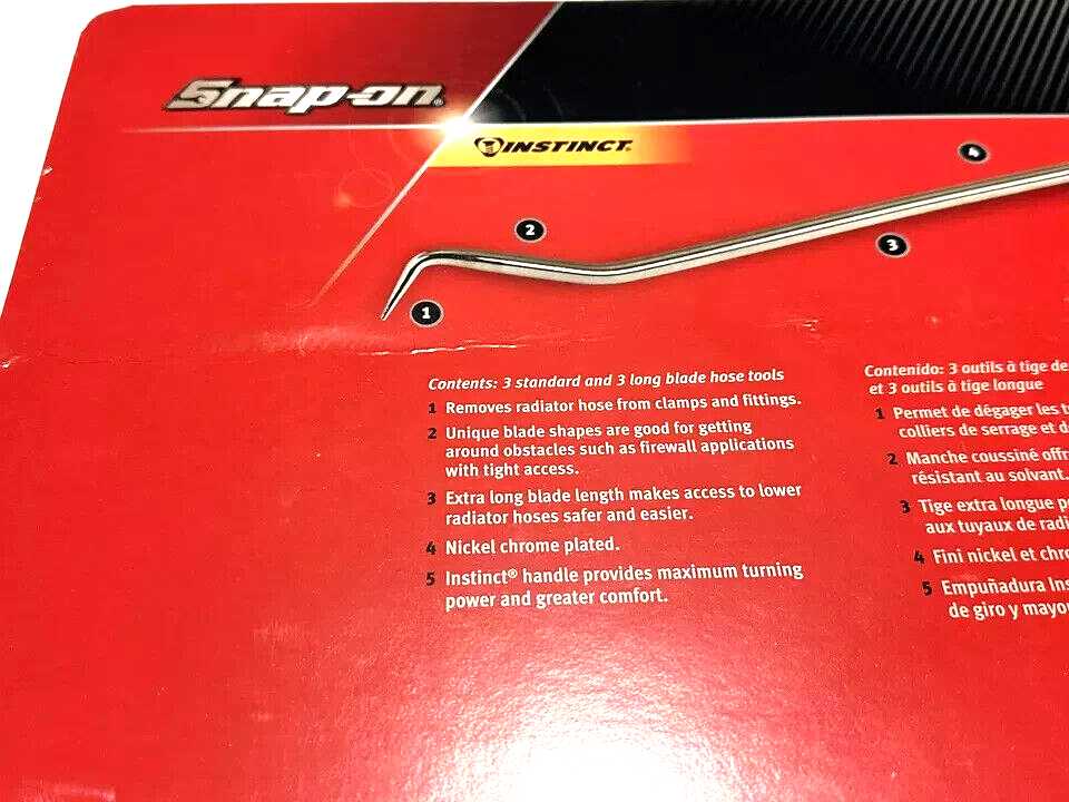 New Snap-on™ SGRHT6BG 6 Pc Radiator Hose Pick Set GREEN New Sealed | eBay