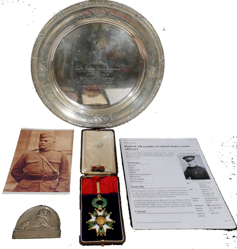 WWI US General Major Gen Alexander 77 Inf Div LOST BATTALION LoH ...