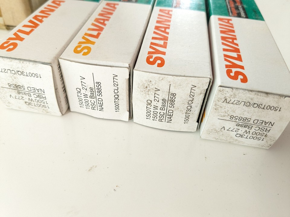 Lot 16 Sylvania 1500t3Q 277V RSC Base 58858 Quartz Bulb | eBay