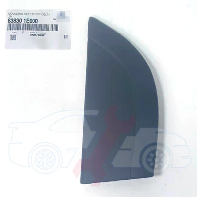 83830-1E000 Rear Door Delta Molding LH Side for Hyundai Accent 2006 ...